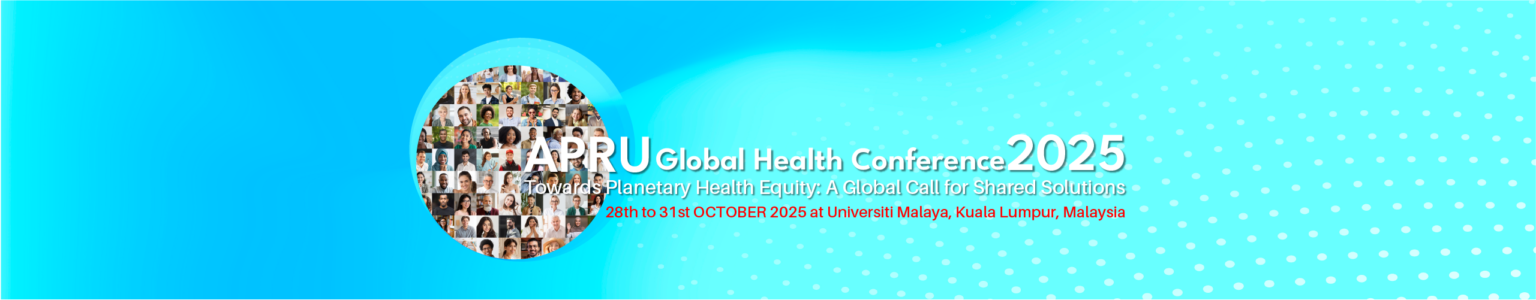 Participant Dashboard – 18th APRU Global Health Conference 2025